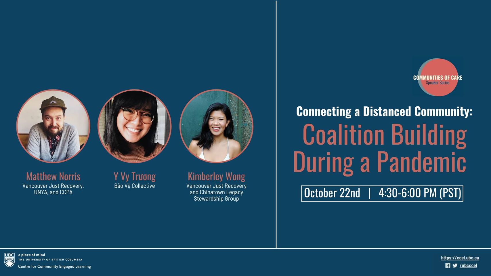 Speaker Series: Coalition Building During a Pandemic Online event ...