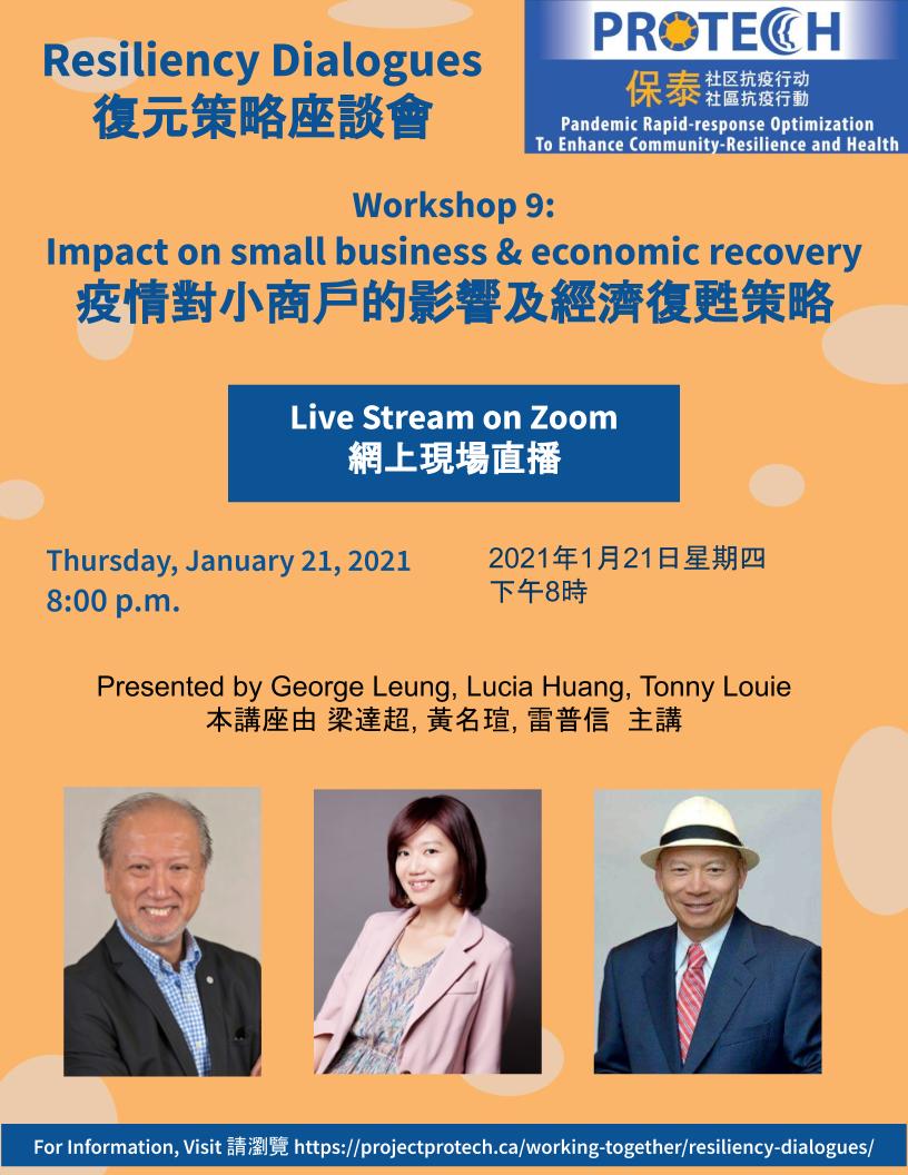 Resilience Dialogue #9 – Impact on small business & economic recovery ...