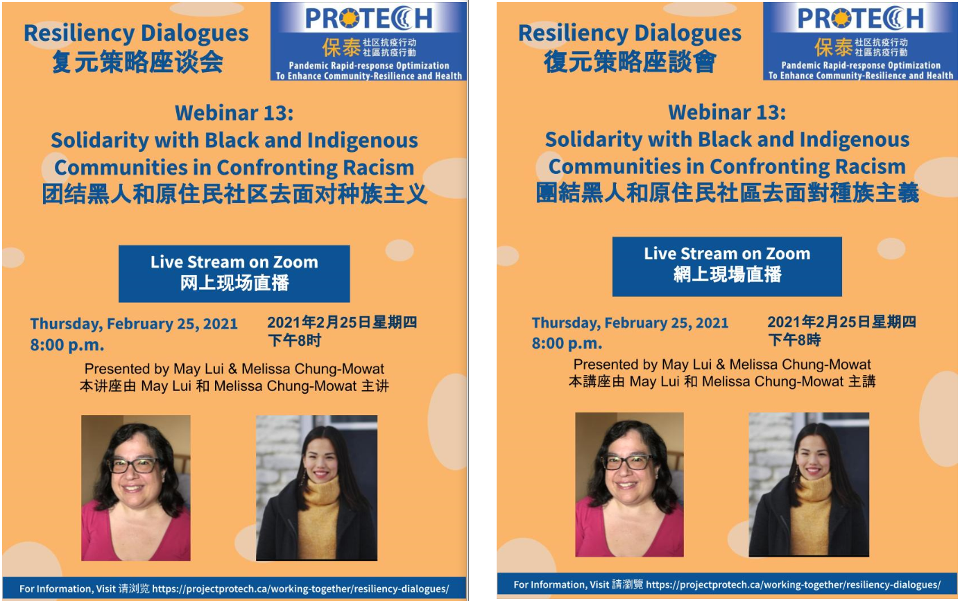 Resiliency Dialogues (13)-Solidarity With Black And Indigenous ...