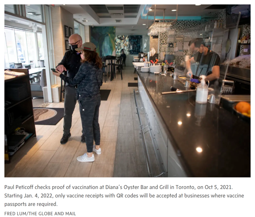 Ontario will require a scannable QR code for proof of COVID-19 ...